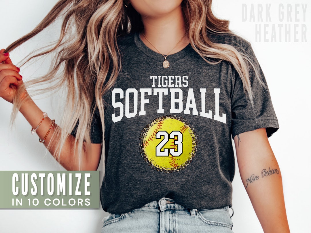 Custom Softball Mom Shirt for Softball Mama Shirts for Softball Team ...