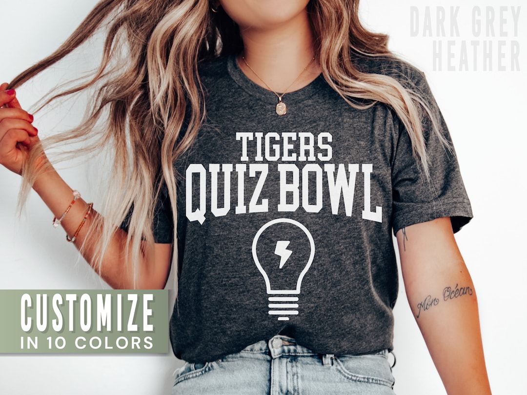 Custom Quiz Bowl Mom Shirt for Quiz Bowl Coach Shirts for NHS ...