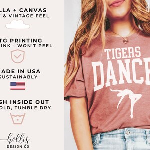 Custom Dance Shirt for Dance Mom Shirts for Dance Coach Shirt Name ...