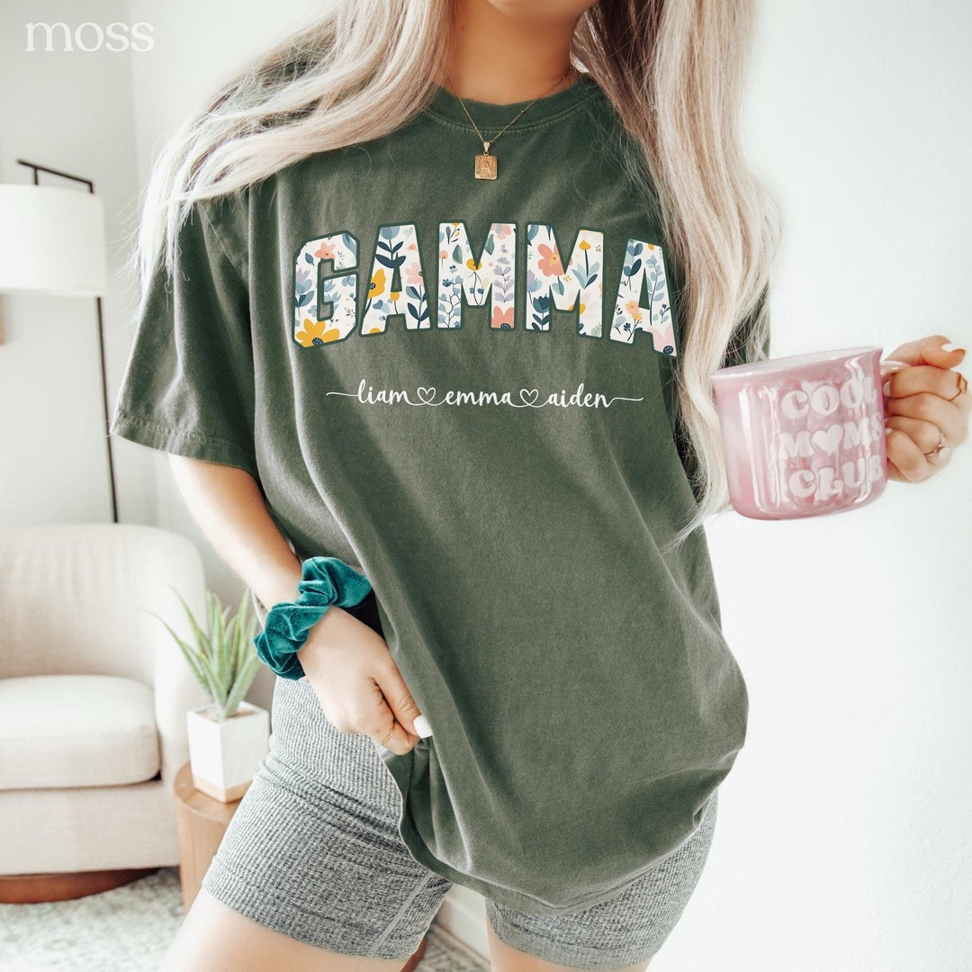 Custom Comfort Colors Gamma Shirt Retro Gamma T-shirts Personalized ...