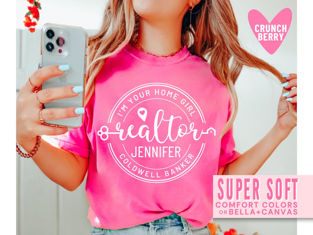 Realtor Shirt for Real Estate Agent Personalized Realtor Shirts for ...