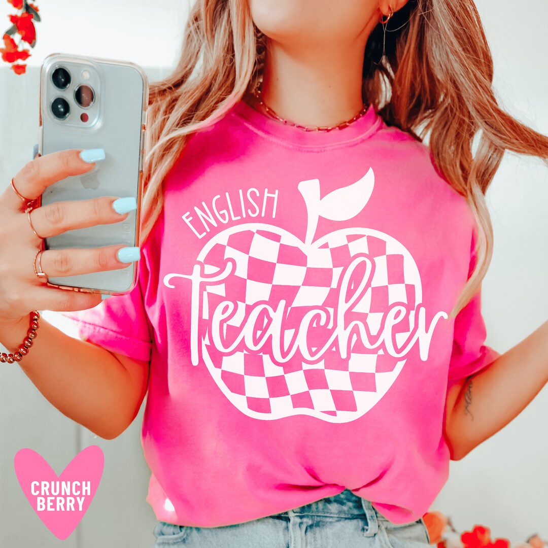 English Teacher Shirt ESL ELA Teacher Shirts Teacher Appreciation Gifts ...