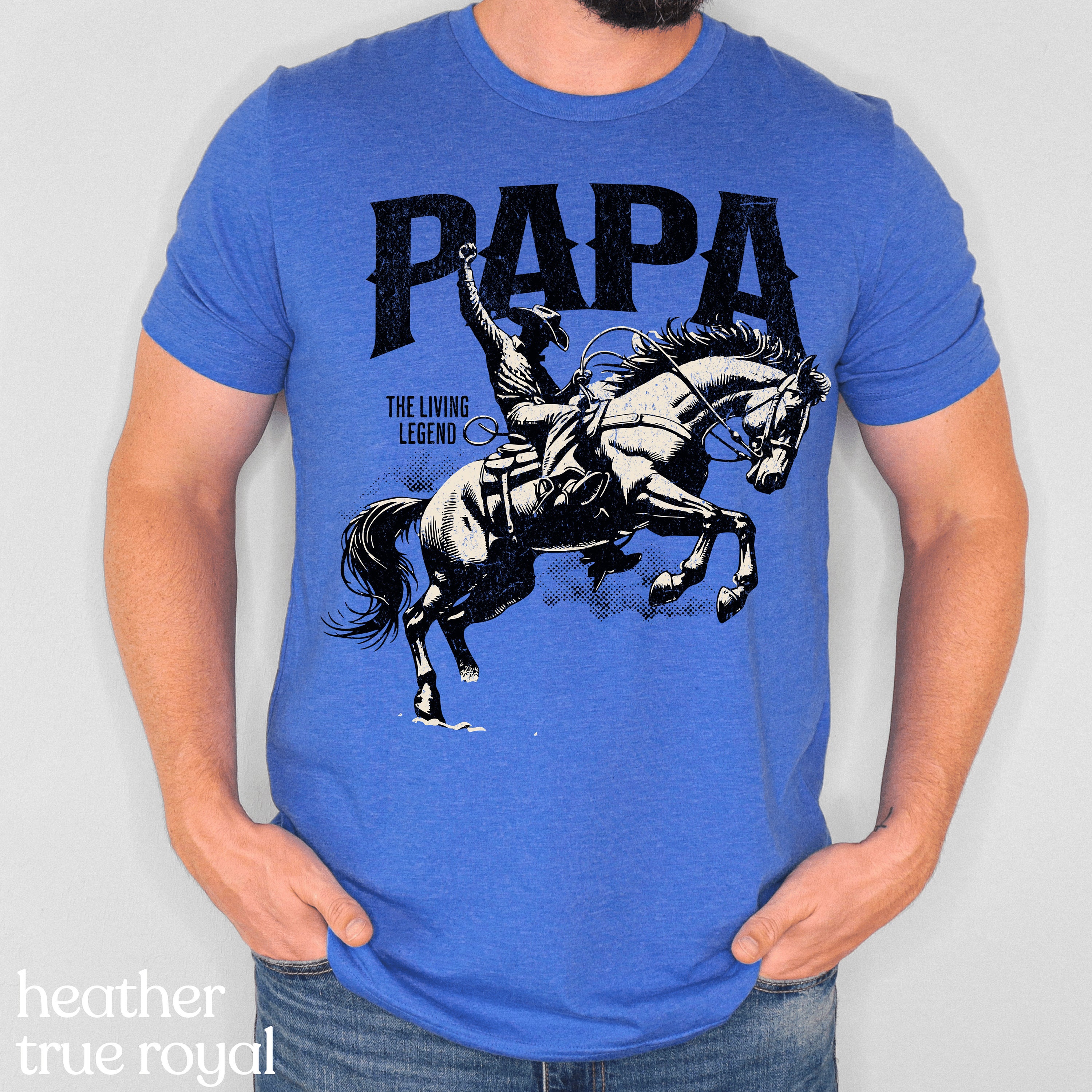 Western Papa Shirt for Grandpa Gift From Grandkids Cowboy Shirts for ...
