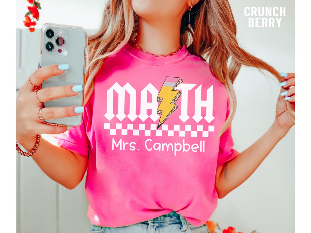 Math Teacher Shirt Math Custom Teacher Shirts for Teacher Gifts Math ...