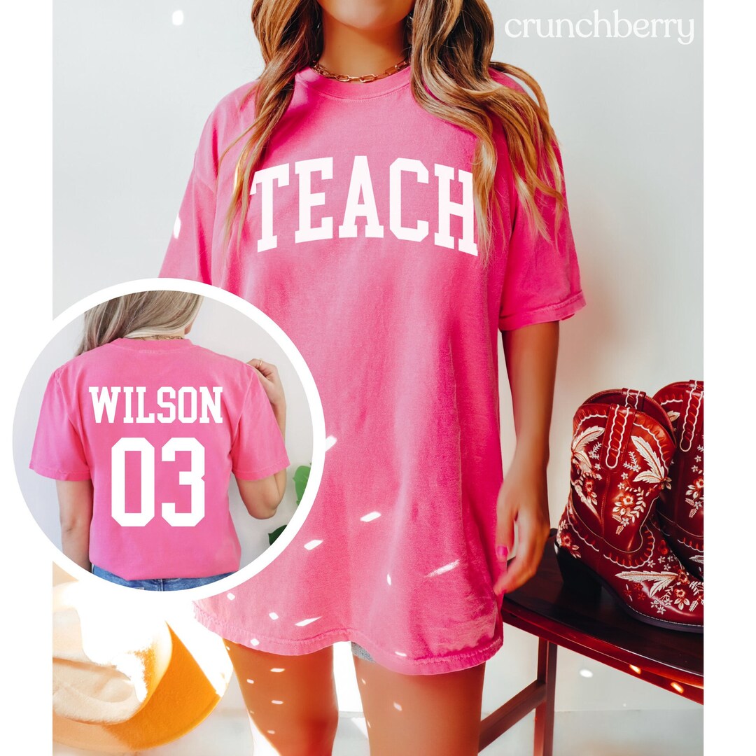 Teacher Shirts Custom Teacher Shirt Grade Level Tshirt Personalized ...