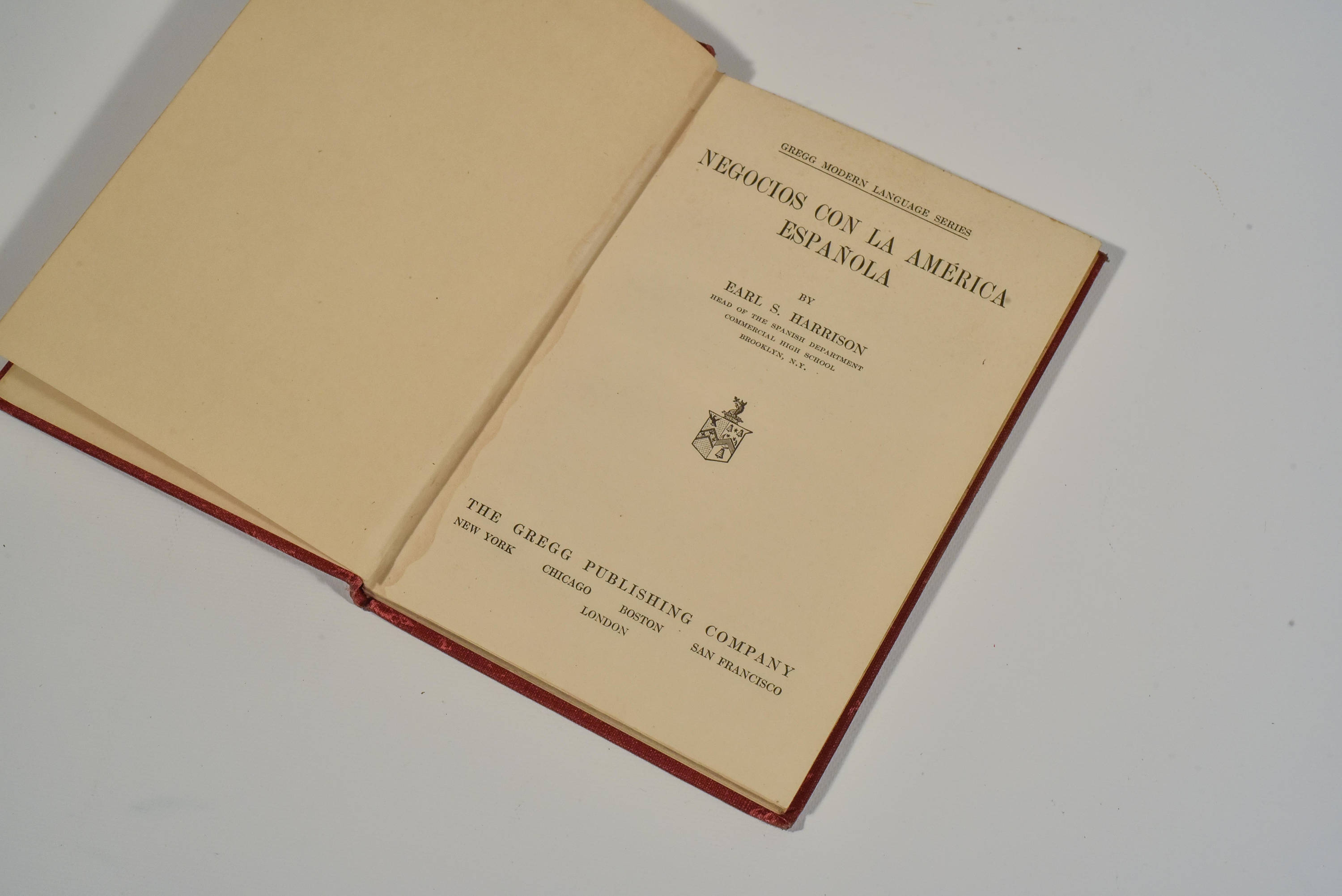 Vintage Spanish Book, Old Book, Negocios Con La America Espanola. Gregg ...