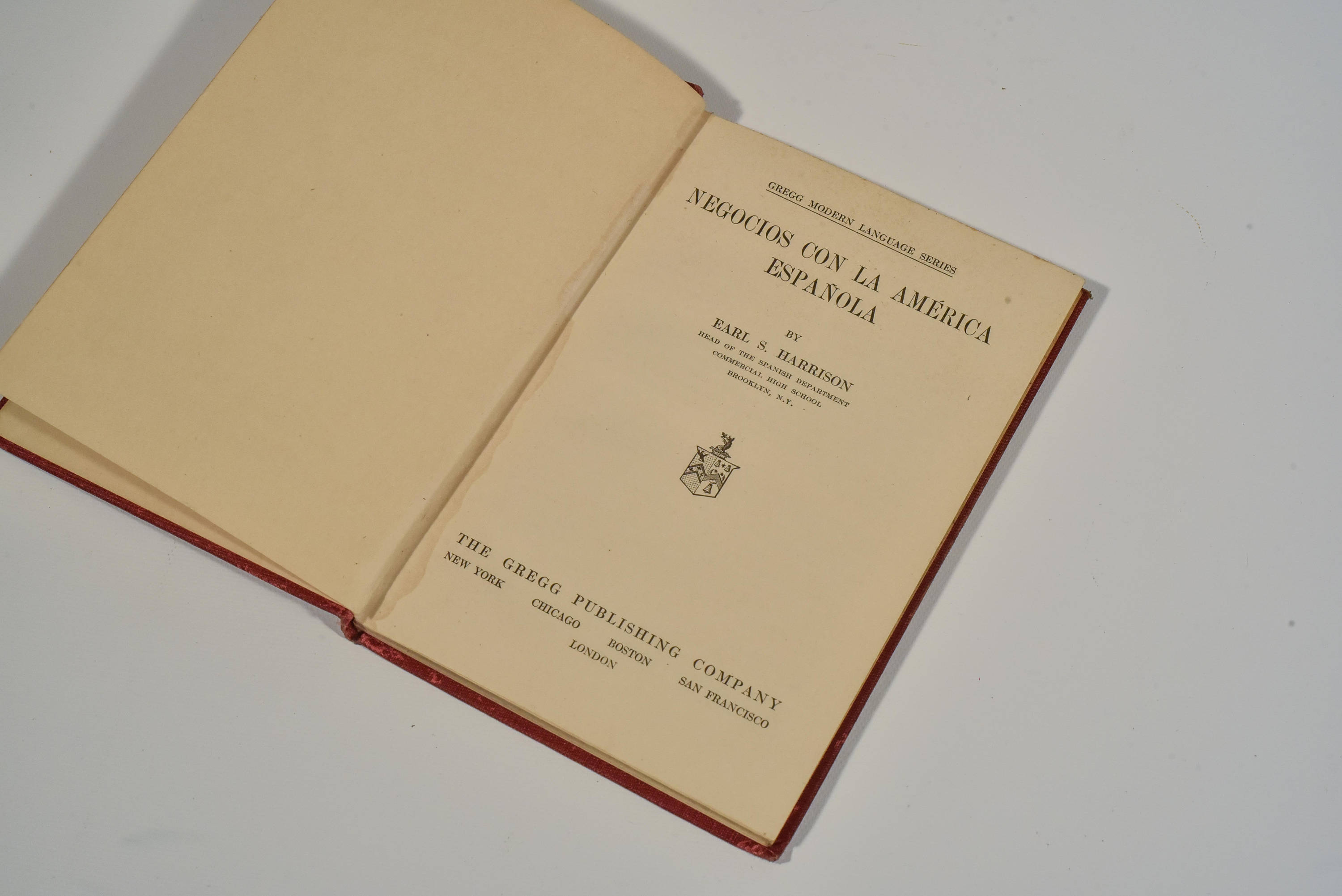 Vintage Spanish Book, Old Book, Negocios Con La America Espanola. Gregg ...