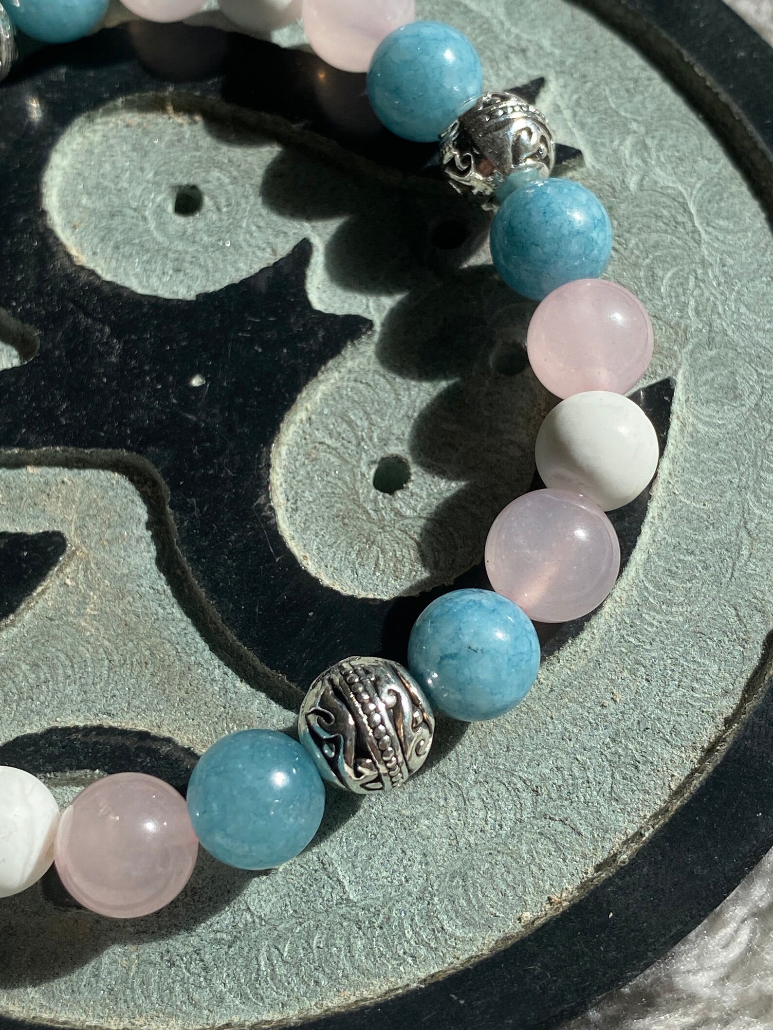 Transgender Flag Crystal Bracelet Pride Bracelet - Etsy