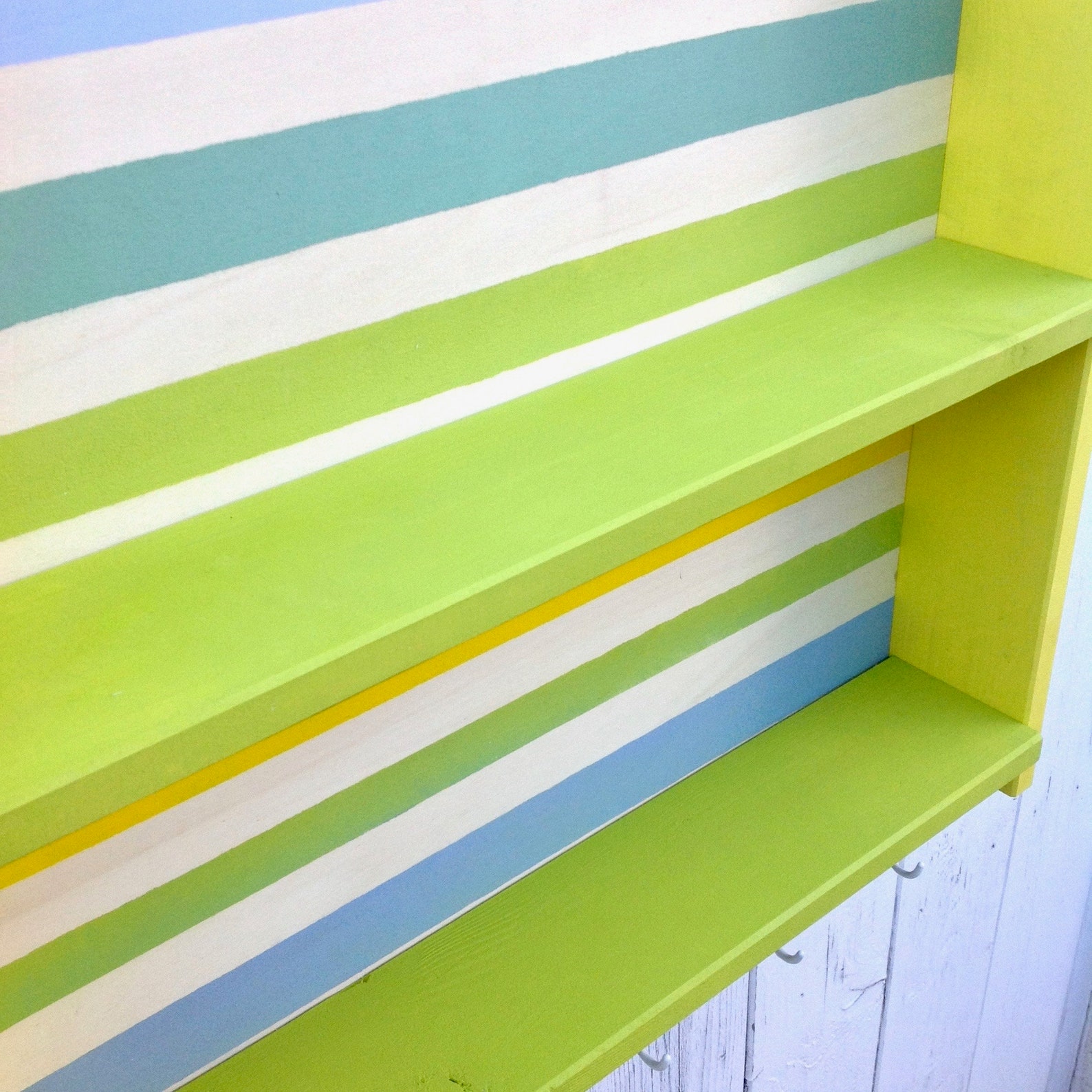 Colorful Unique Shelves Shelving Unit Kids Room Wall Shelf - Etsy