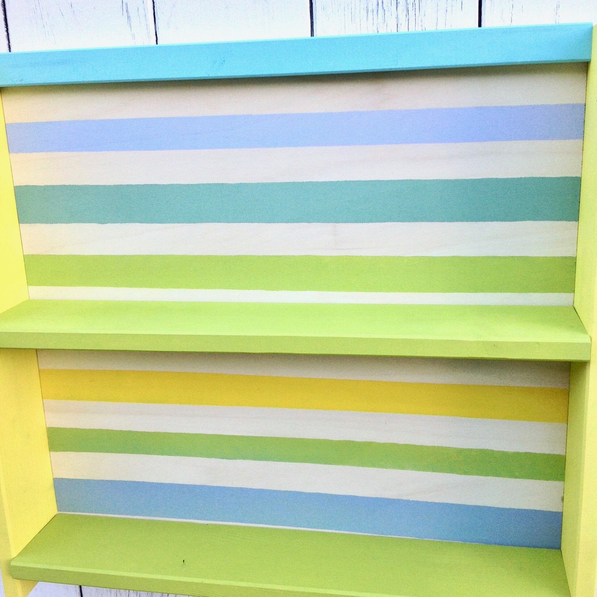 Colorful Unique Shelves Shelving Unit Kids Room Wall Shelf | Etsy