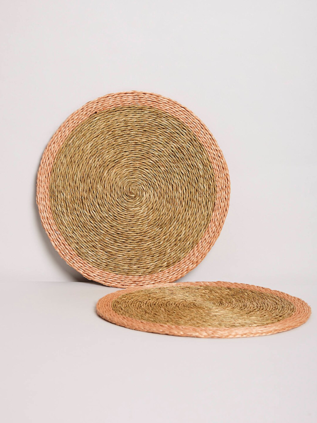 Handwoven Grass Placemats. Pink Blush Tableware Feminine Home - Etsy UK