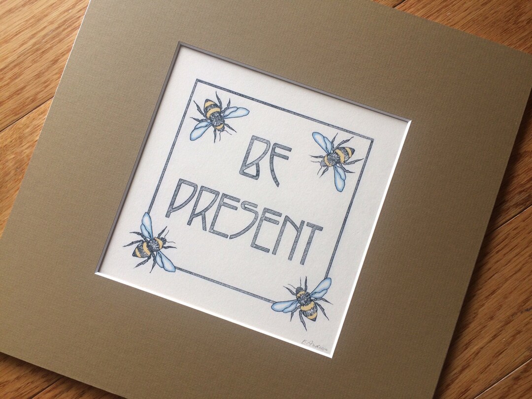 Be Present Fine Art Print - Etsy