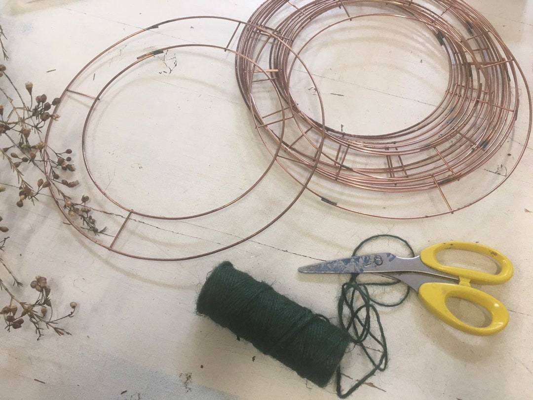 Wearth making base, wreath frame, wire frame, wreath Christmas frame ...