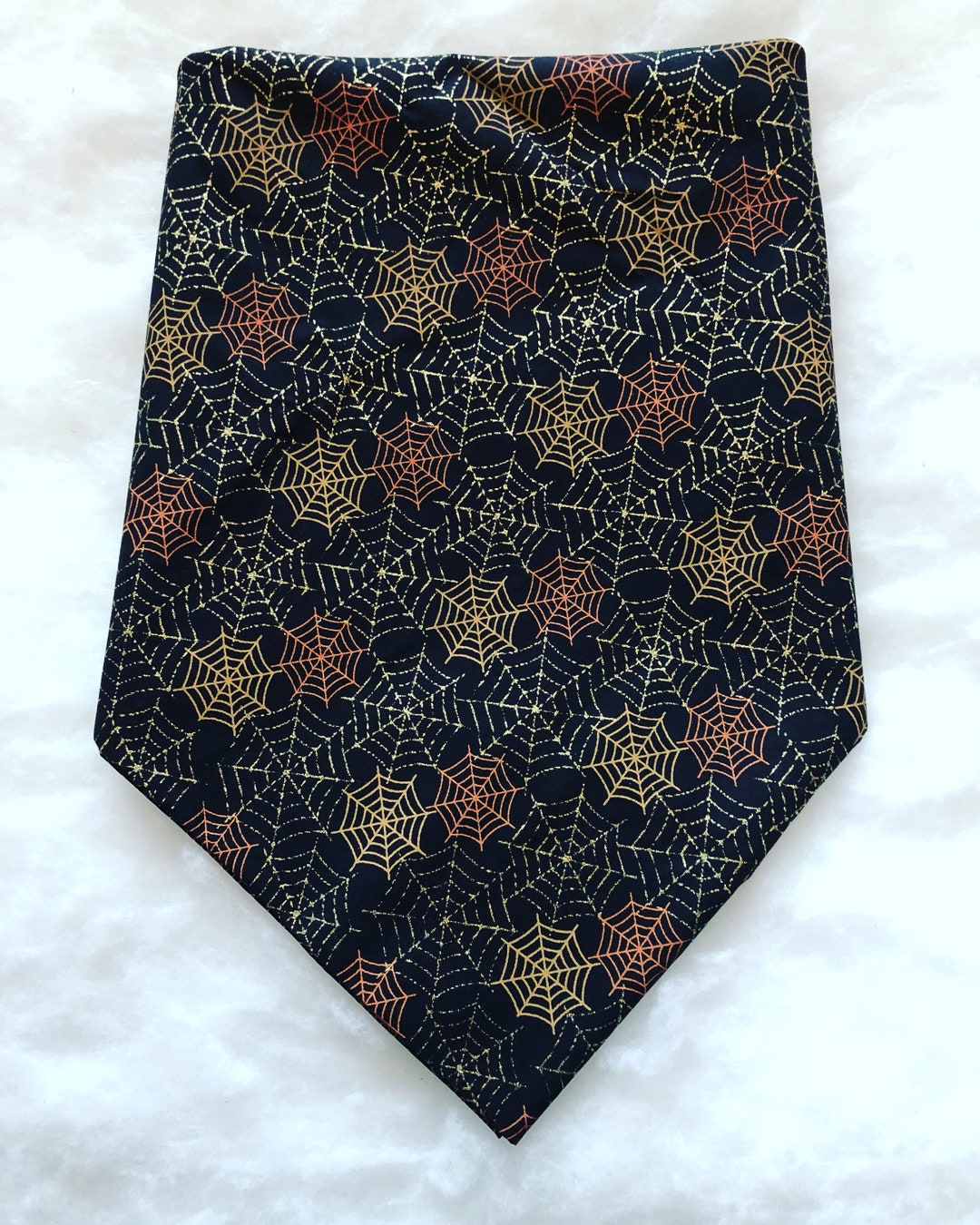 Glitter Spider Web Bandana - Etsy