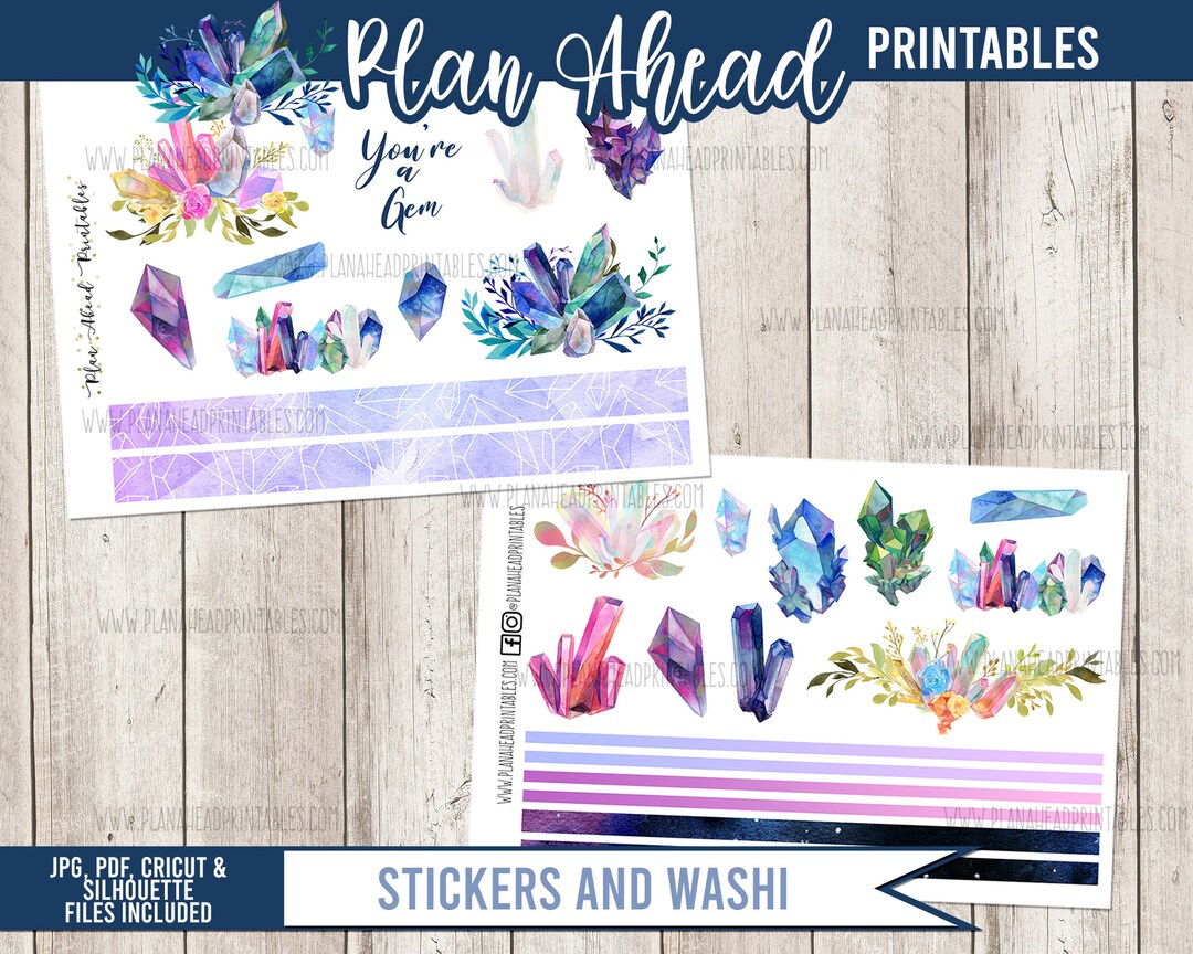 STORE CLOSING Printable Stickers for Planners, Scrapbooking or Card ...