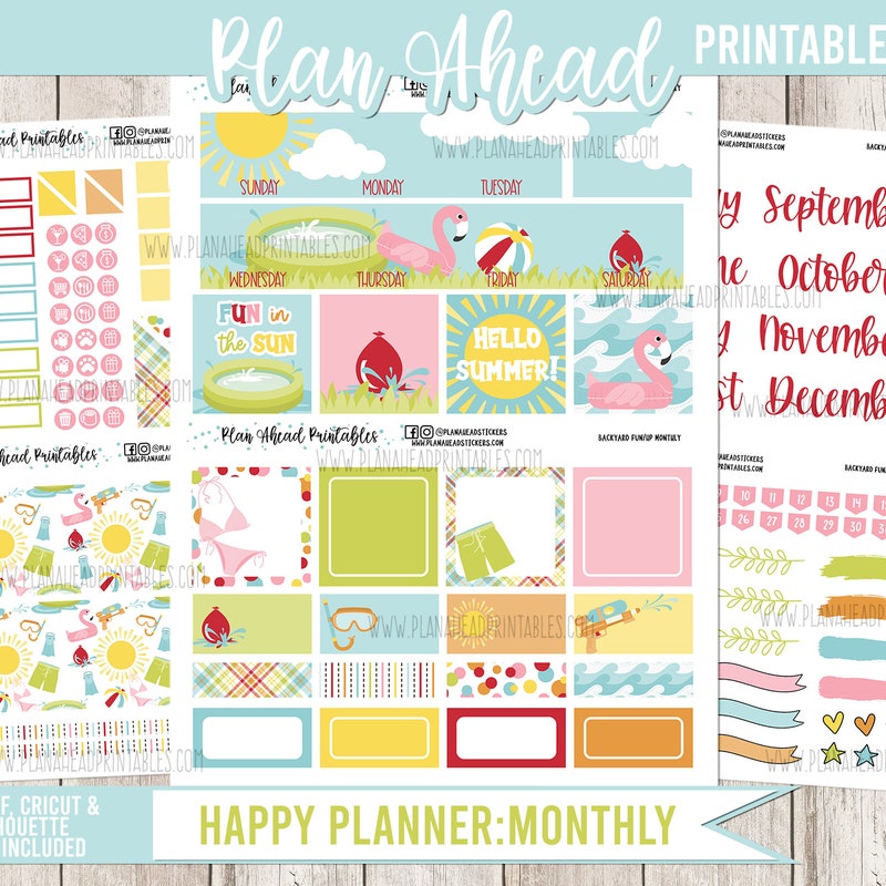 Happy Planner Svg - Etsy