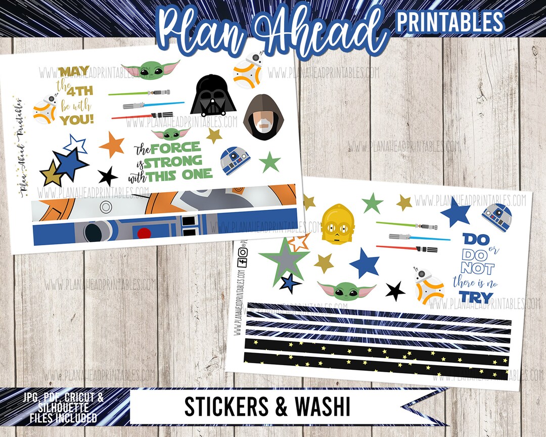 STORE CLOSING 12/31 Printable Stickers for Planners, Scrapbooking or ...