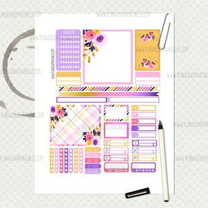 Happy Planner Printable Stickers Classic Dashboard Weekly Kit - Etsy