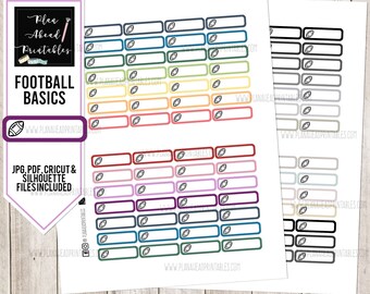 Printable Football Stickers - Etsy