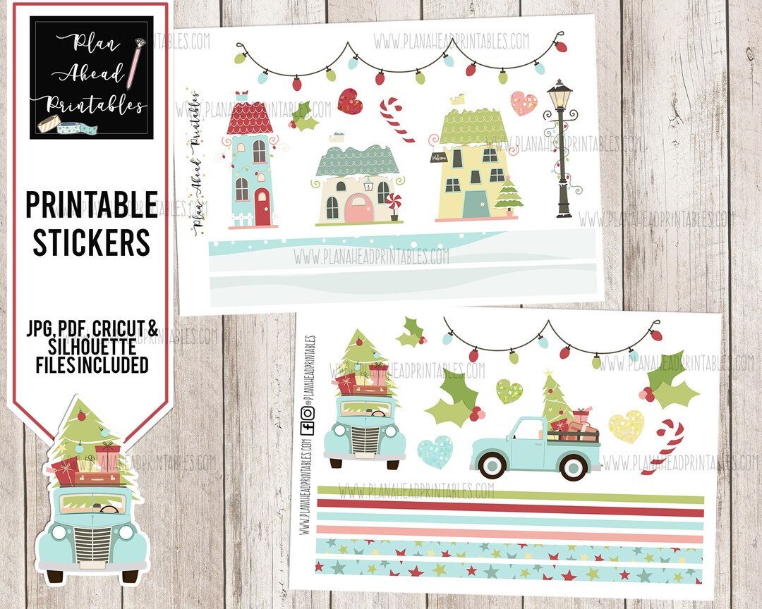 STORE CLOSING 1/31 Printable Stickers for Planners, Scrapbooking or ...