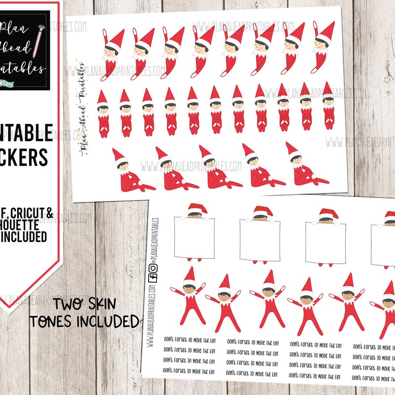 Elf Stickers - Etsy