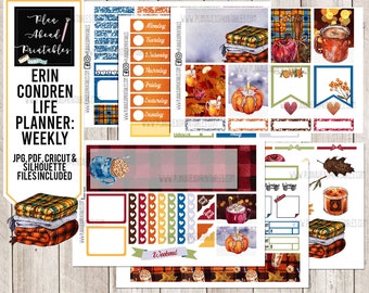 Weekly Planner Printable Erin Condren Style Neutral Undated - Etsy