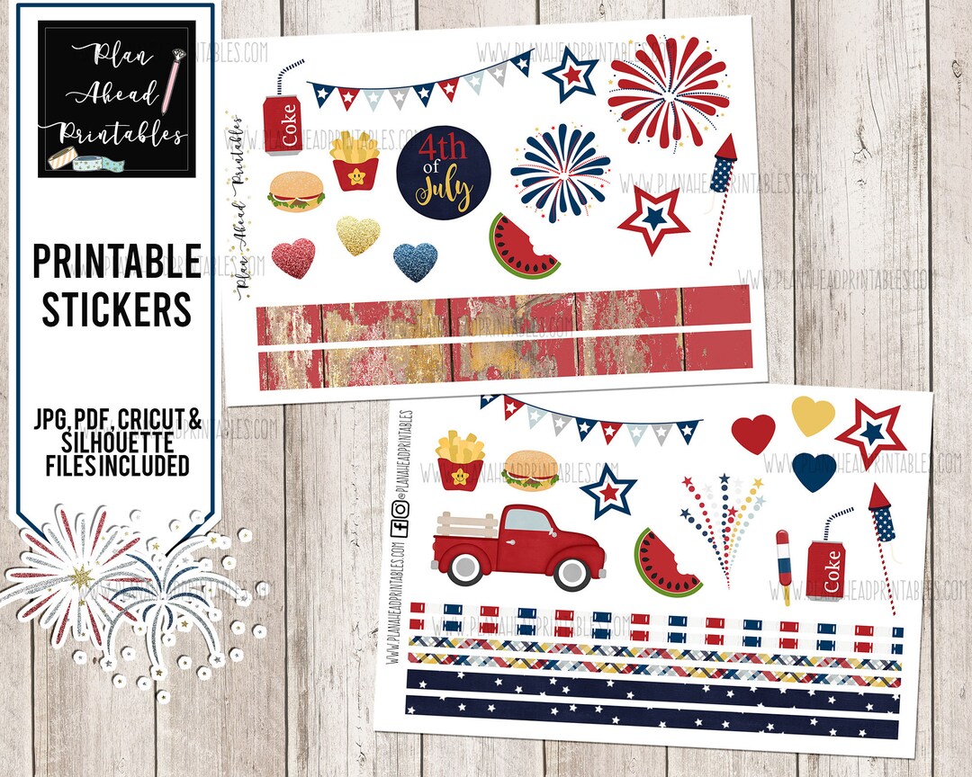 STORE CLOSING Printable Stickers for Planners, Scrapbooking or Card ...