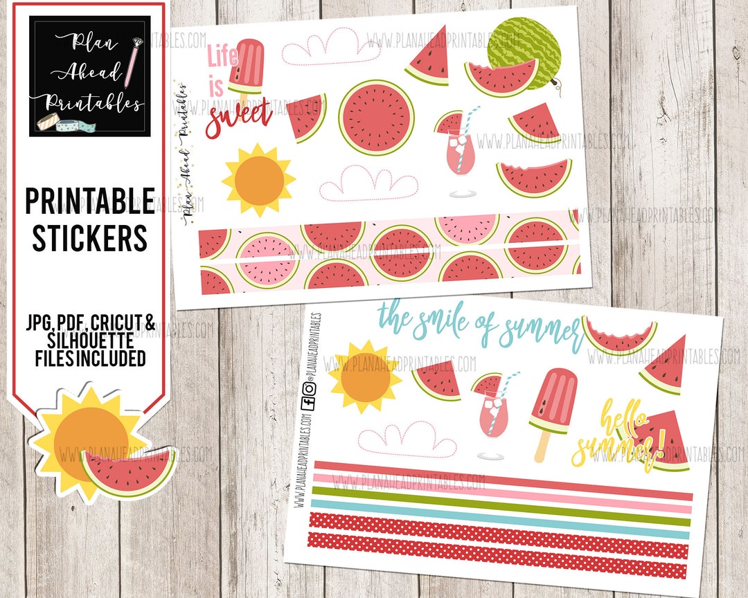 STORE CLOSING 1/31 Printable Stickers for Planners, Scrapbooking or ...