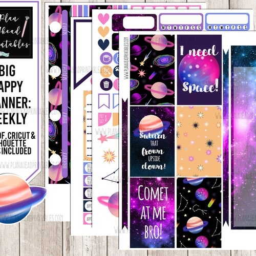 PRINTABLE Big Happy Planner Stickers Kit Summer Planner - Etsy