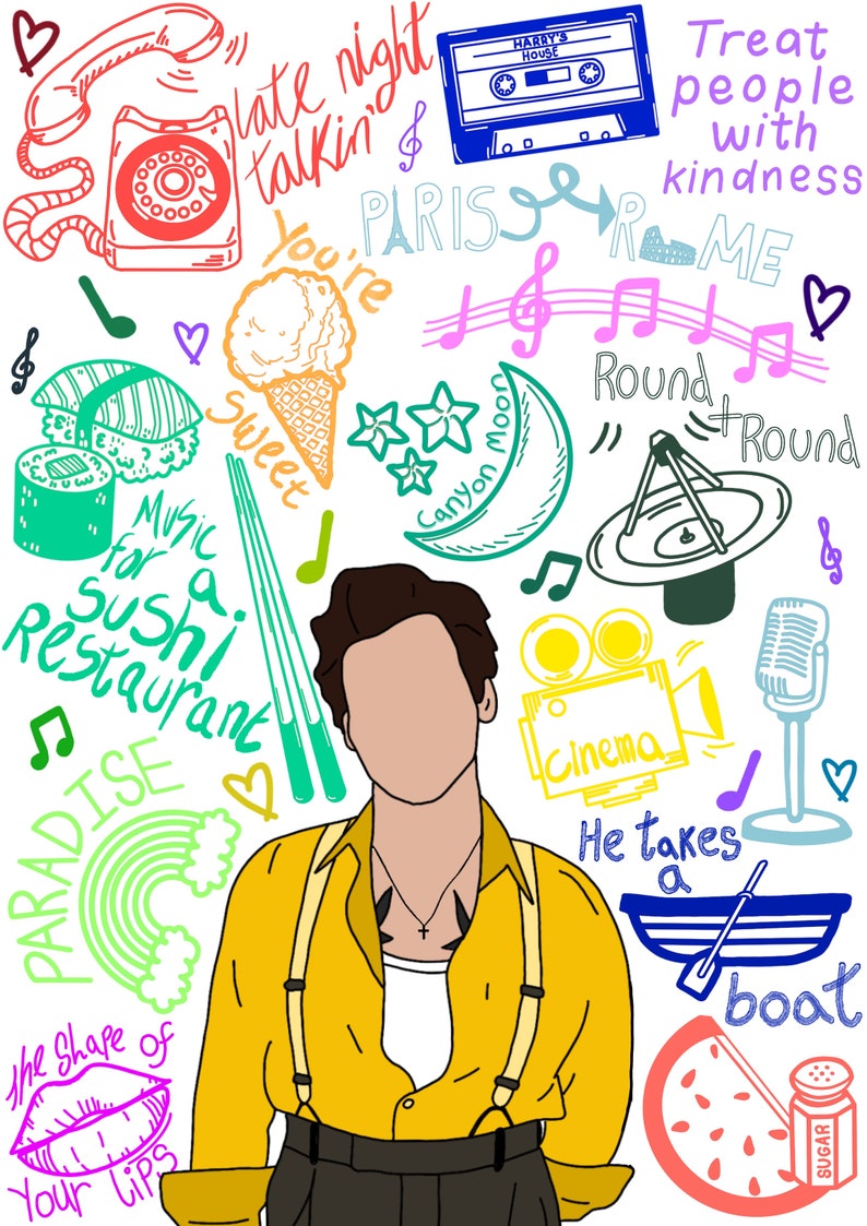 Harry Styles Lyric Print - Etsy UK