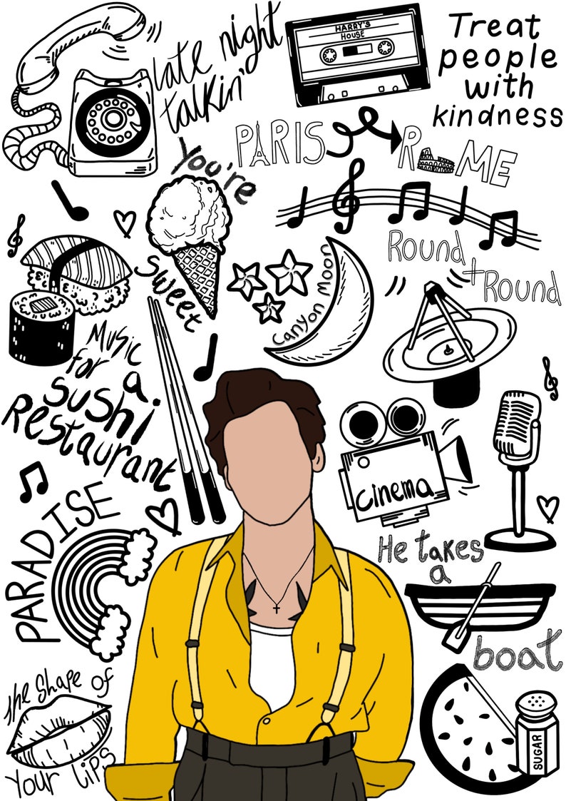 Harry Styles Lyric Print - Etsy UK