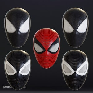 Spiderman2 Venom Bundle 3d Print File STL Faceshell - Etsy Australia