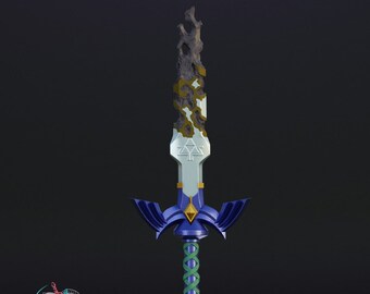 Decayed Master Sword STL File for 3D Printing Legend of Zelda Tears of the Kingdom Inspired - Etsy