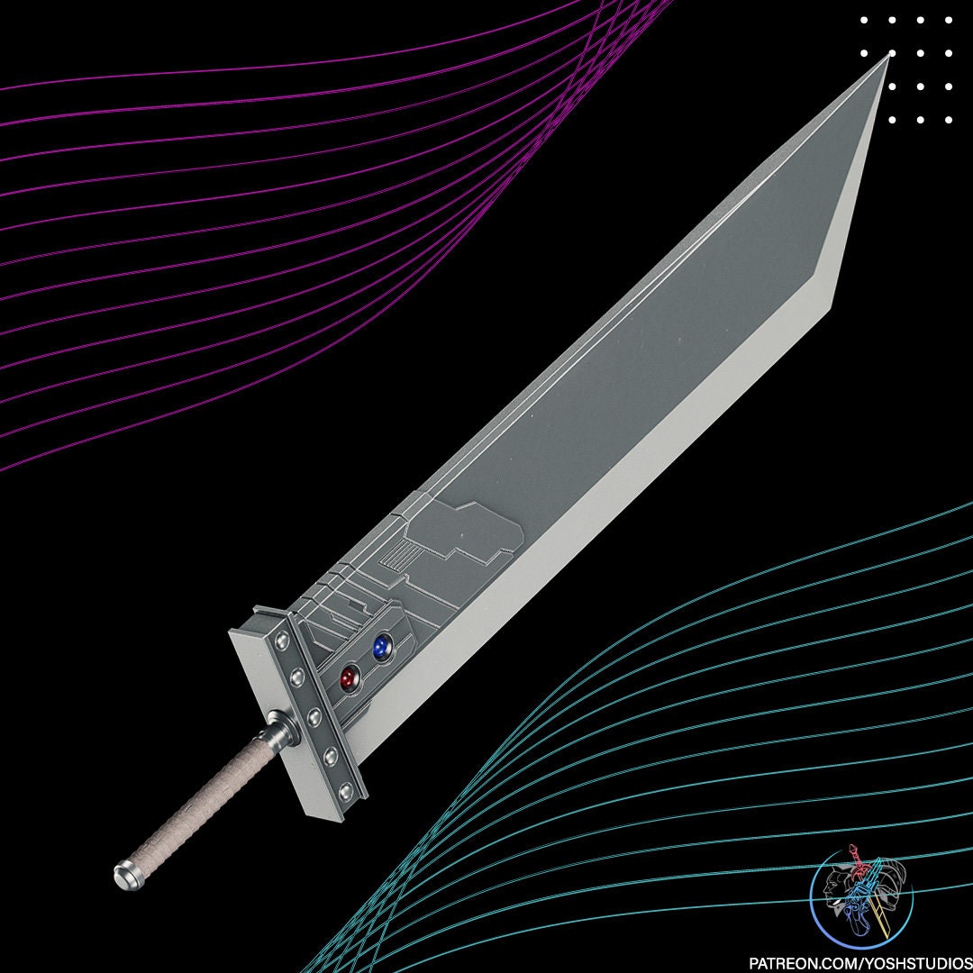FF7R Buster Sword 3d Print File Stl Final Fantasy 7 Remake - Etsy Ireland