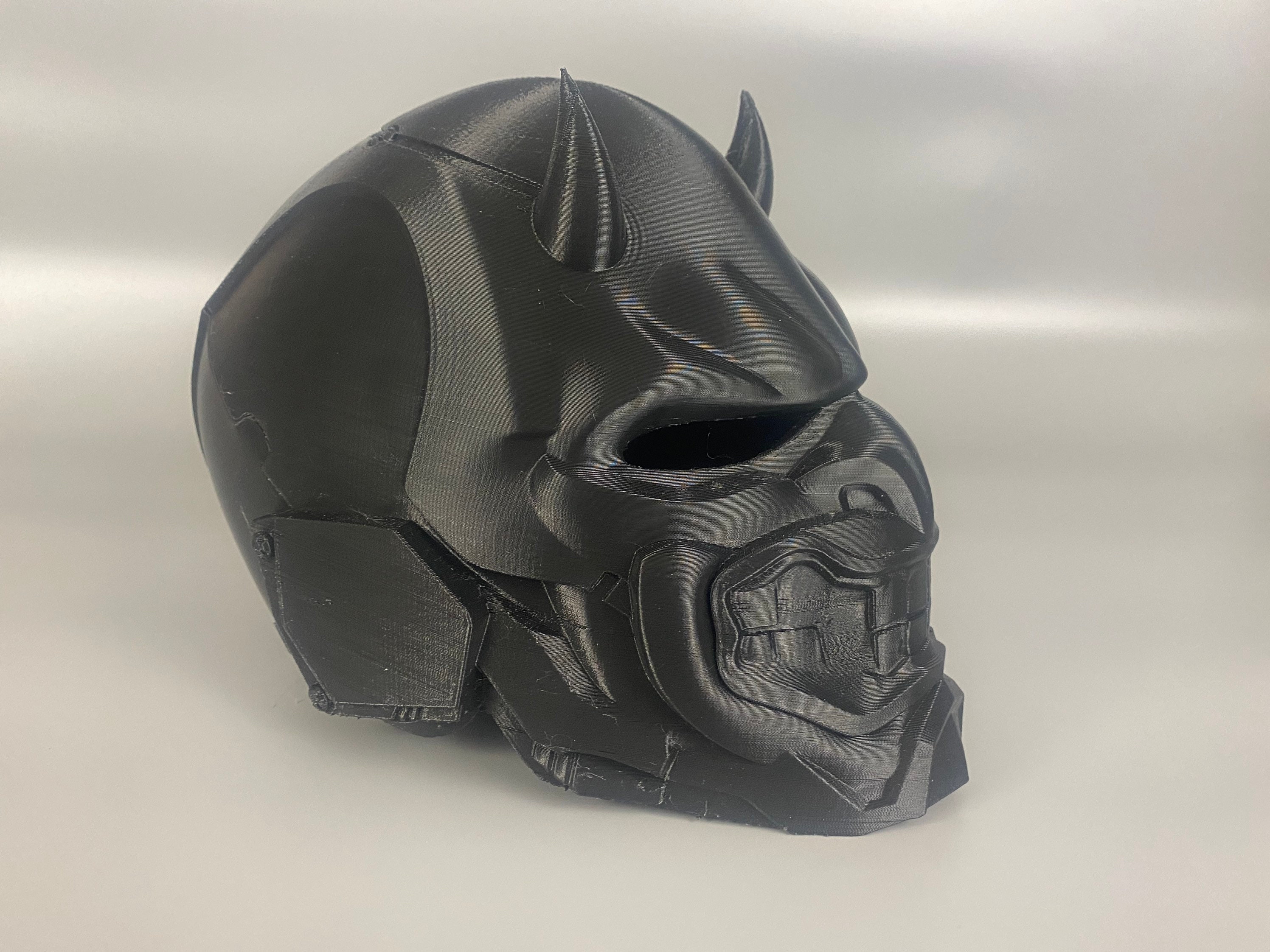 Red Hood Oni Helmet Mask DIY Cosplay - Etsy