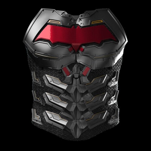 Red Hood Samurai Chest Armor 3D FILE STL | Etsy Canada