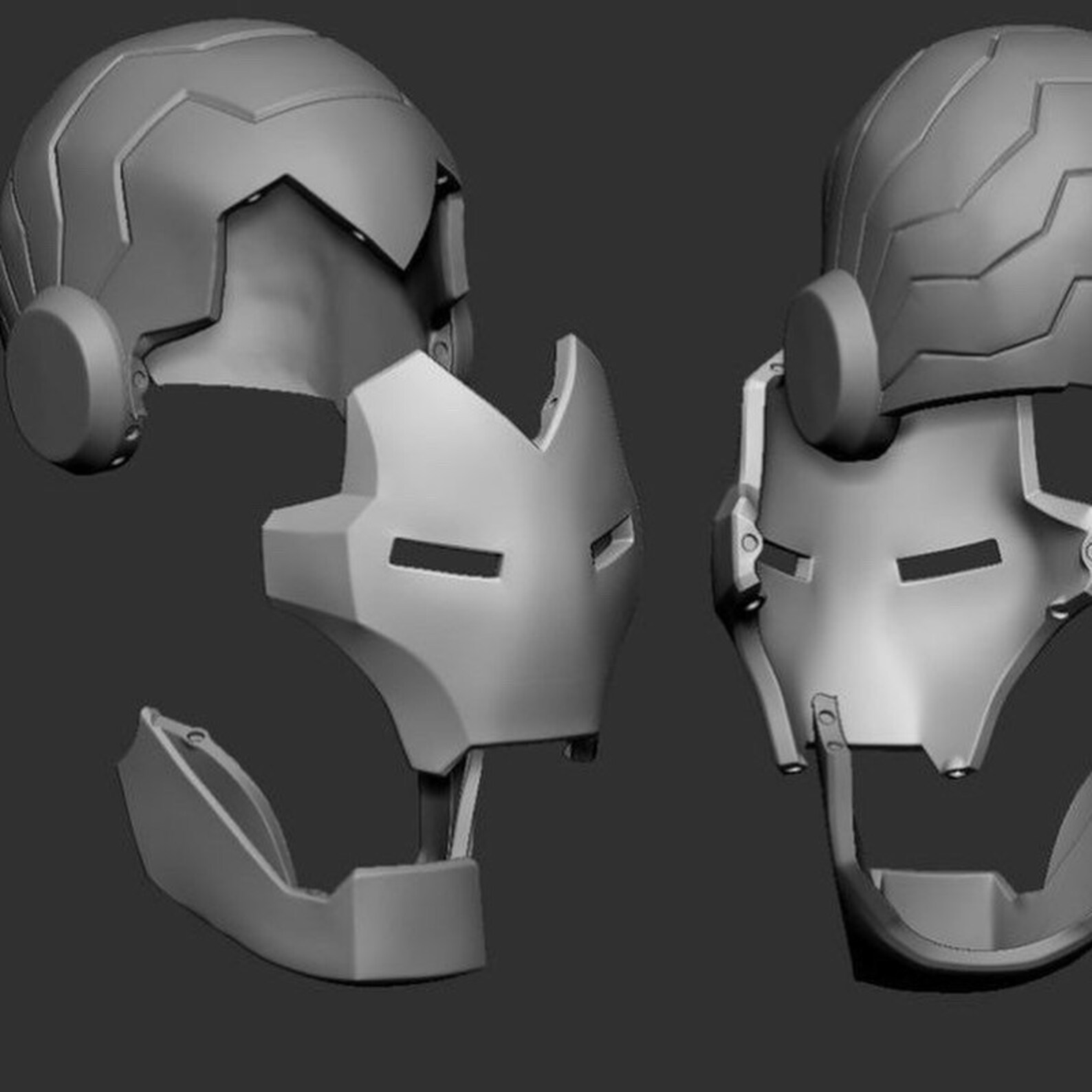 Iron Man Model 70 Helmet STL 3D FILE - Etsy Singapore