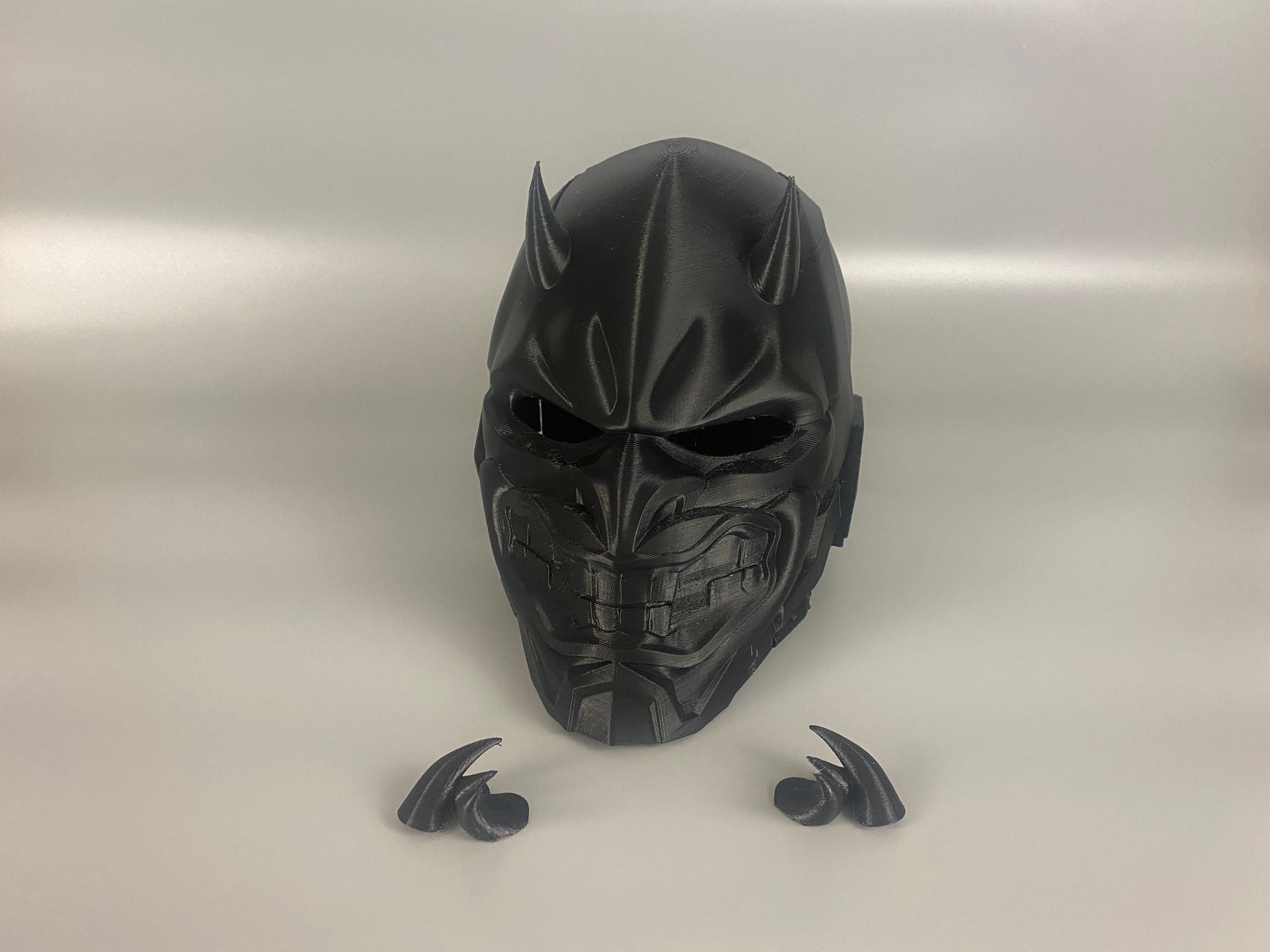 Red Hood Oni Helmet Mask DIY Cosplay - Etsy
