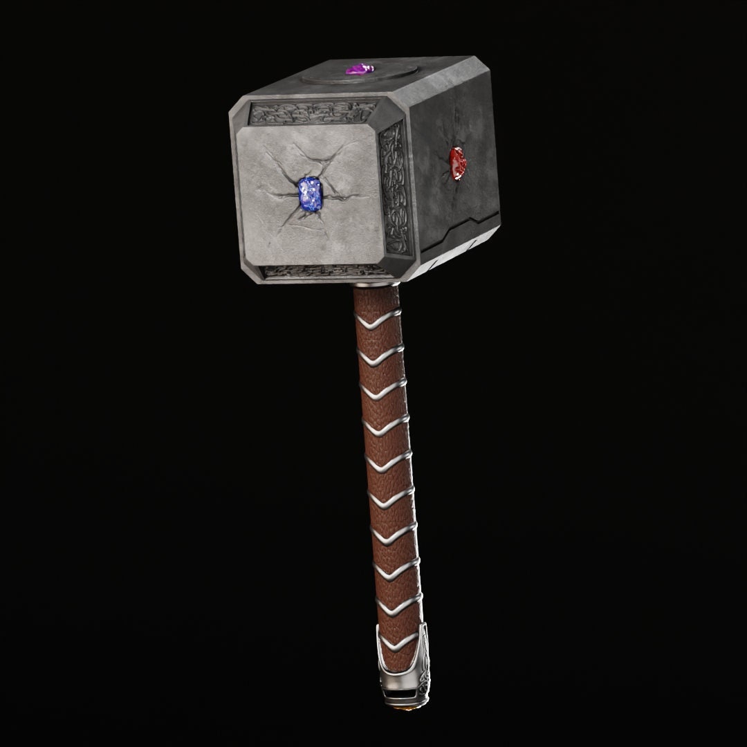 Infinity Hammer Mjolnir Thor Hammer STL 3D FILE - Etsy Canada
