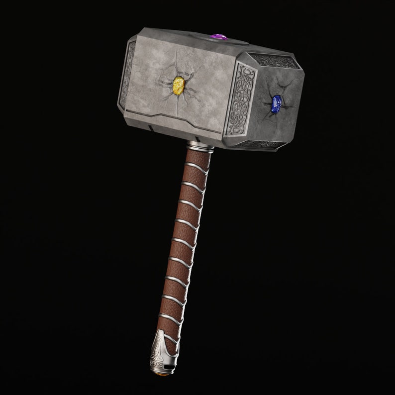 Infinity Hammer Mjolnir Thor Hammer STL 3D FILE | Etsy Canada