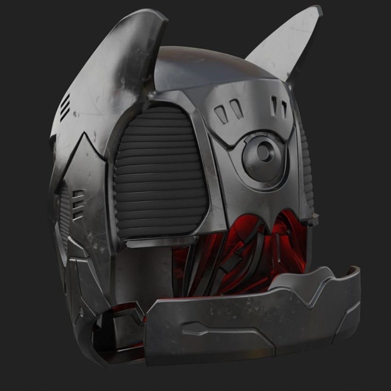 Hellbat Helmet STL 3D File Batman Mask | Etsy UK