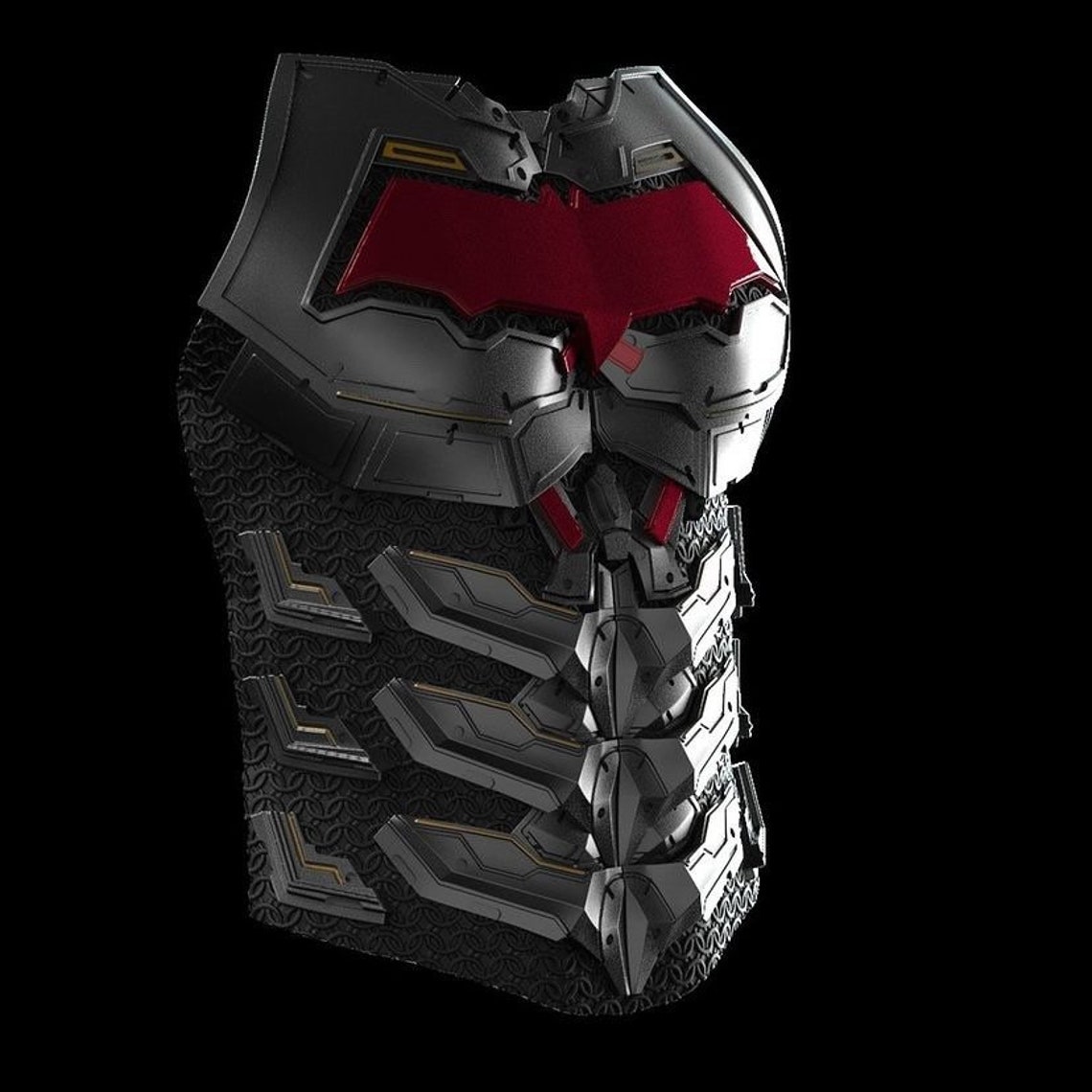 Red Hood Samurai Costume STL 3D FILE - Etsy Canada