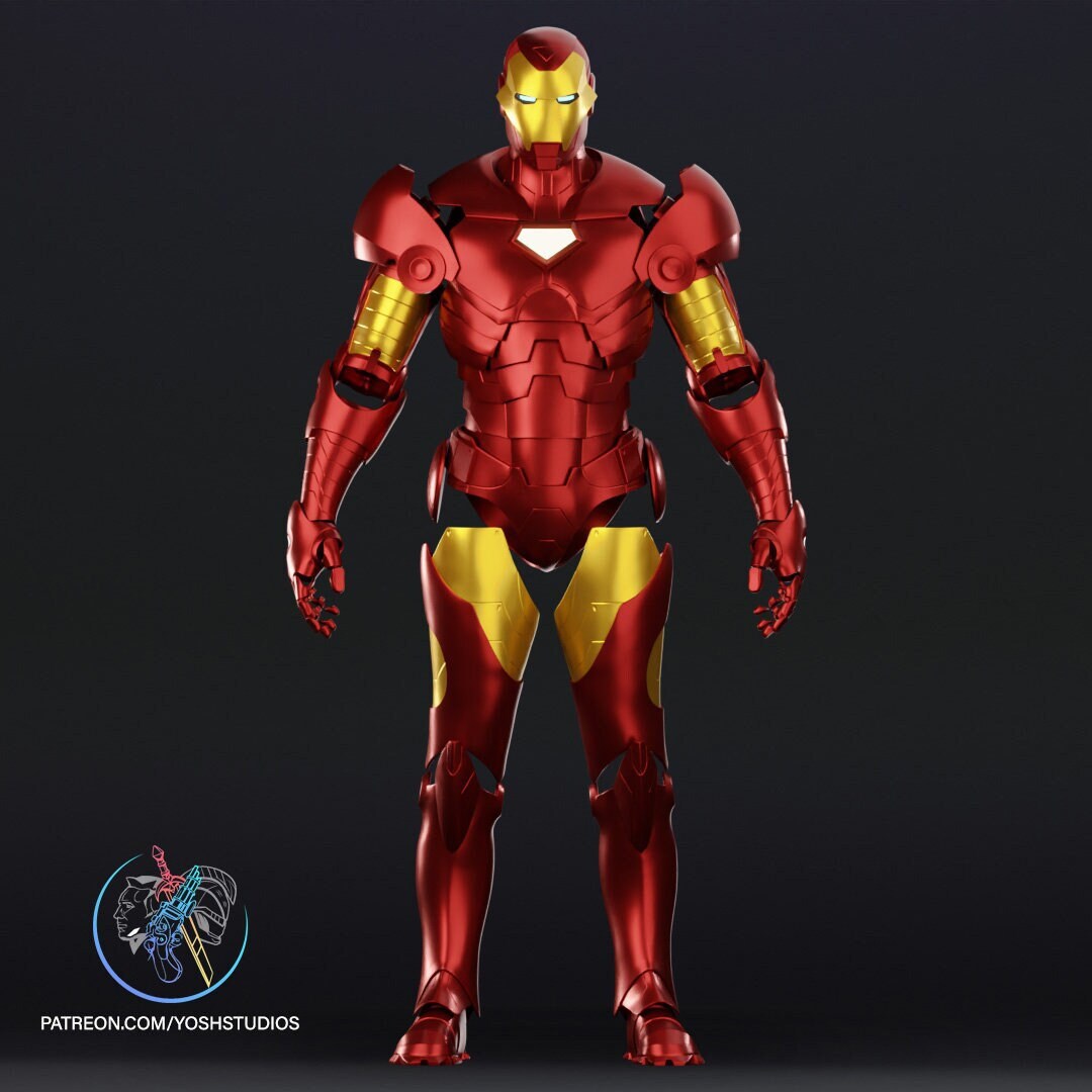 Iron Man Model 25 Armor 3D Print File Costume - Etsy Australia