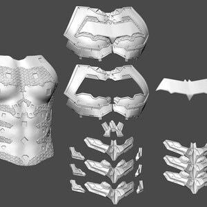 Red Hood Samurai Chest Armor 3D FILE STL | Etsy Canada