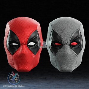 Comic Deadpool Mask 3D Print File STL - Etsy Australia