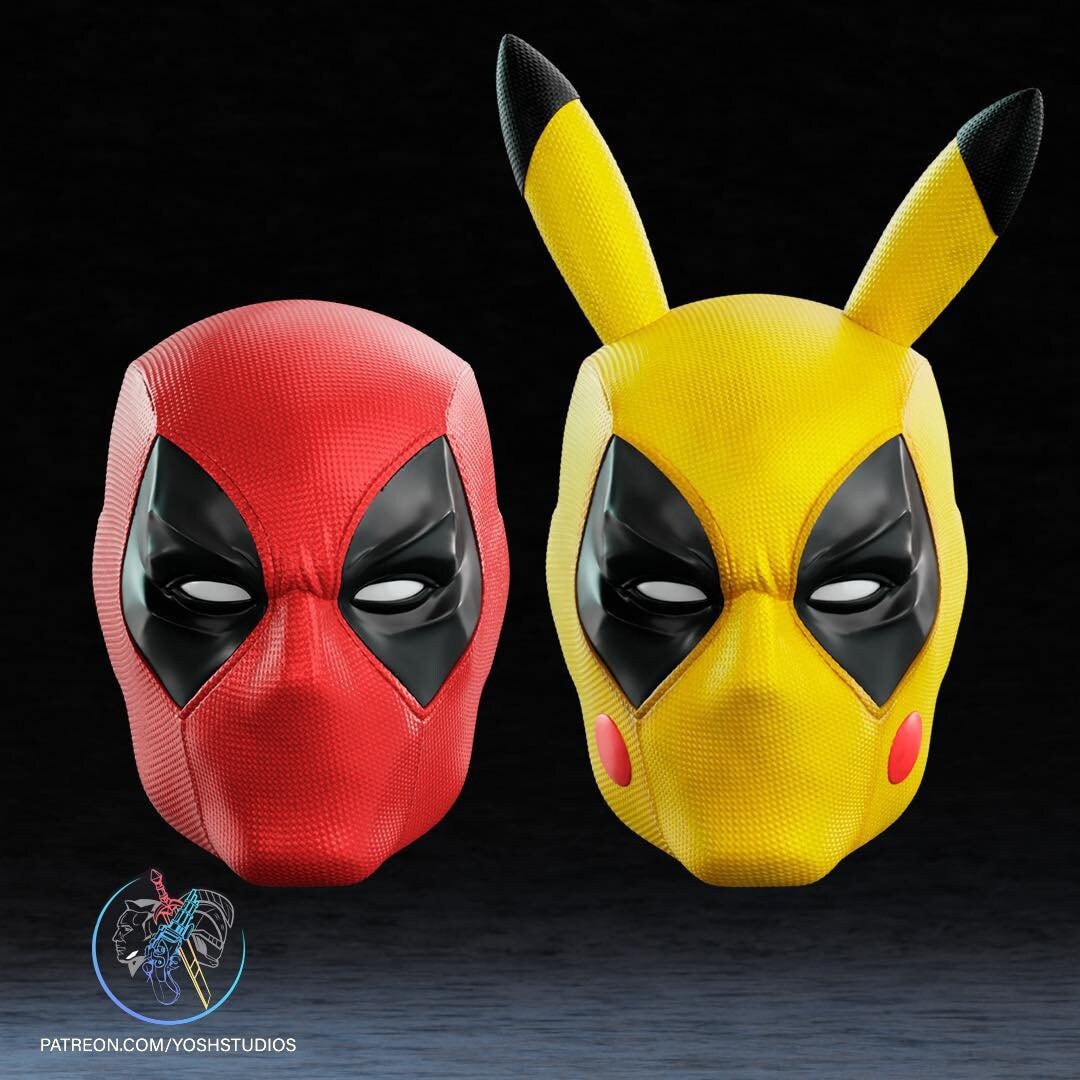 Deadpool Pikapool Bundle 3D Print Files STL - Etsy Portugal