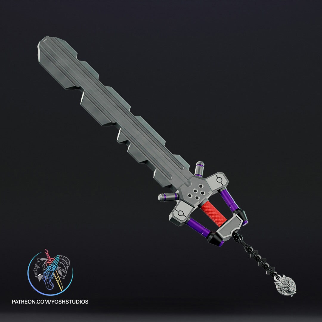 Fenrir Keyblade 3D Printer File STL - Etsy
