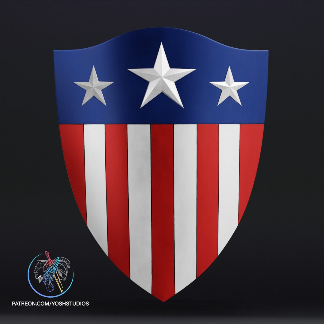 WW2 Captain America Shield 3D Print File STL - Etsy UK
