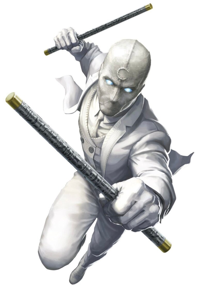 Mr Knight Staff 3D File Stl Moon Knight - Etsy Ireland