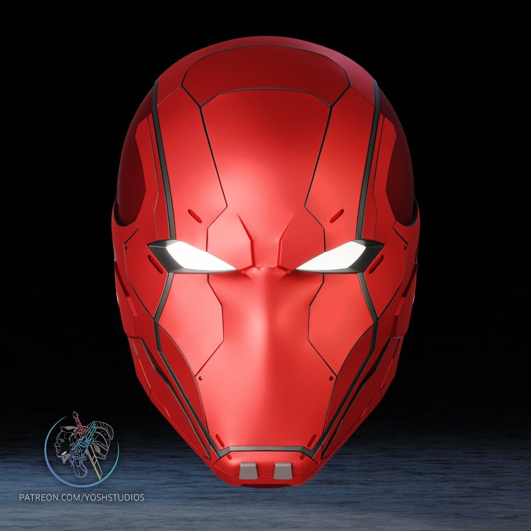 Mecha Red Hood Helmet 3D Print File STL - Etsy Australia